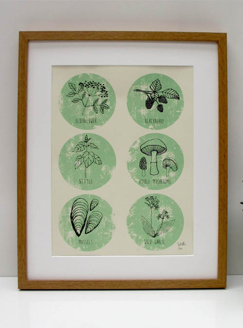 Foraging art print – Boodle